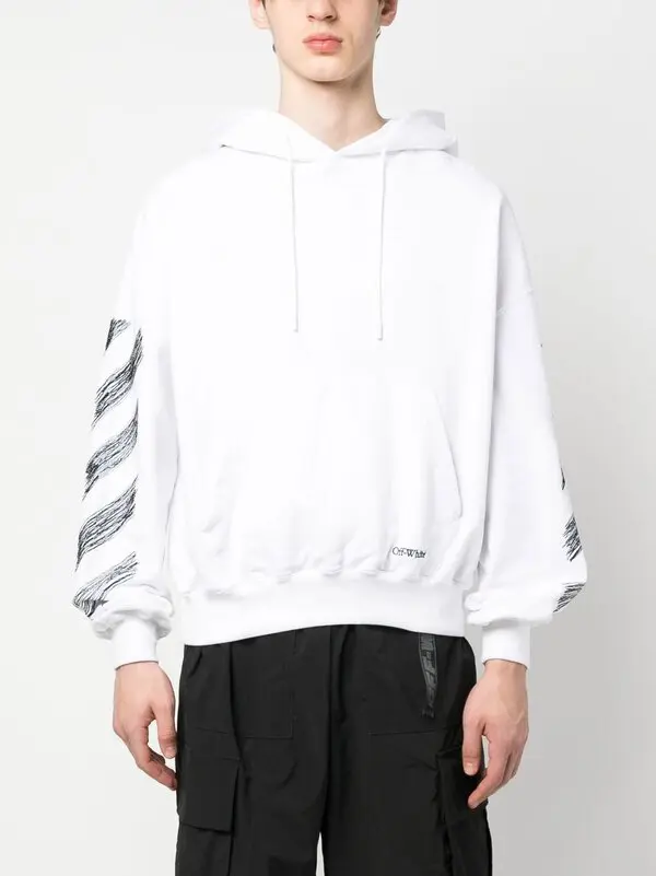 Off-White Diag Scribble Print Hoodie