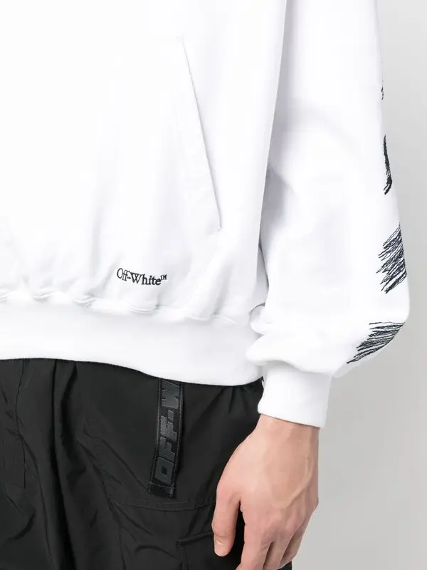 Off-White Diag Scribble Print Hoodie