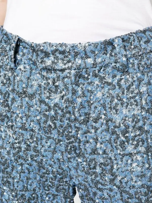 Zadig&Voltaire Sequin-embellished Straight-leg Trousers
