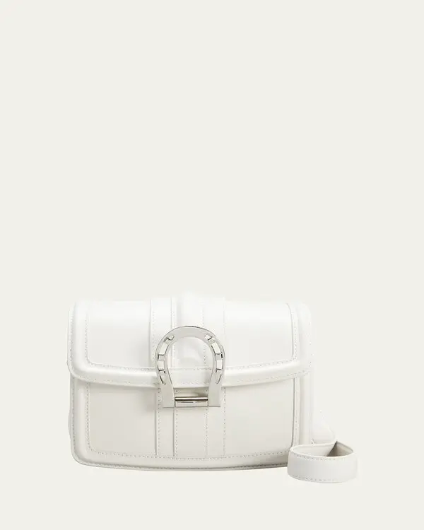 Gabriela Hearst Lucky Buckle Lambskin Shoulder Bag