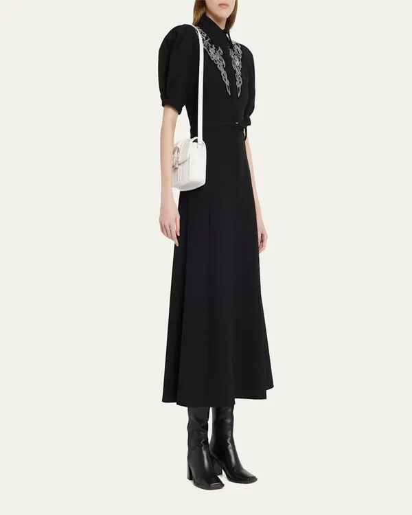 Gabriela Hearst Lucky Buckle Lambskin Shoulder Bag