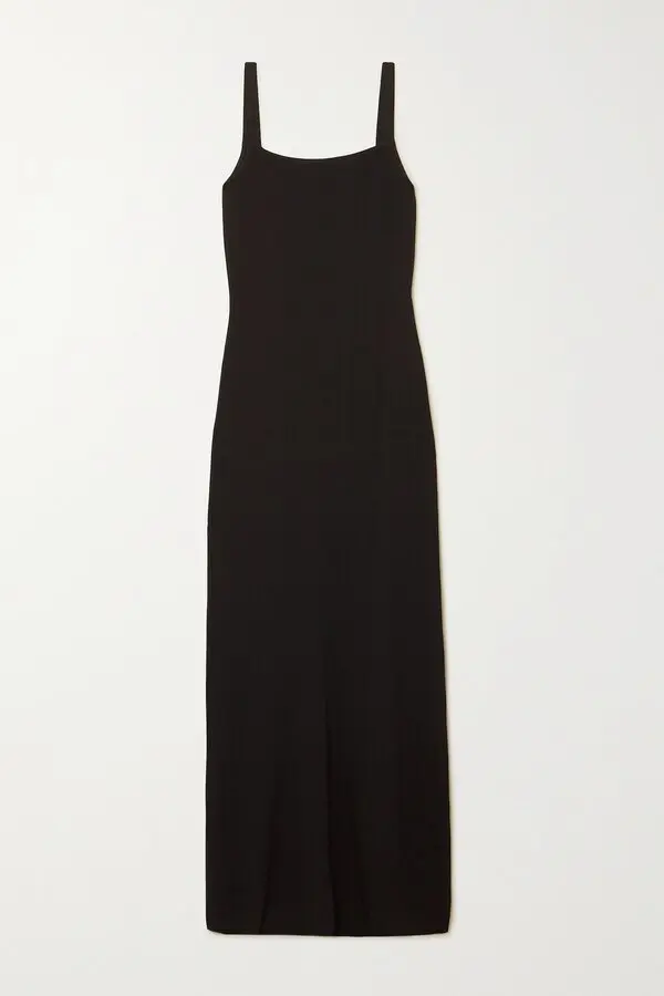 Matteau Open-back Stretch-knit Maxi Dress