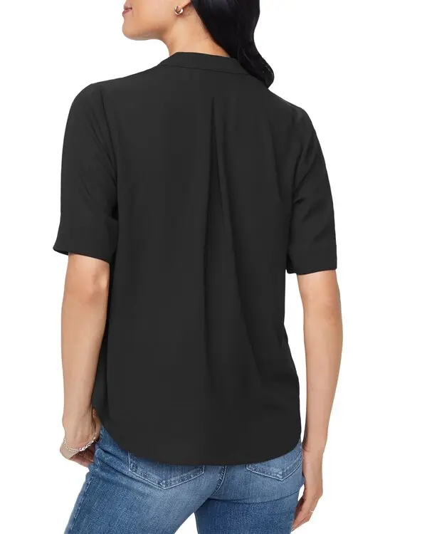 NYDJ Oversized V-neck Top - Black