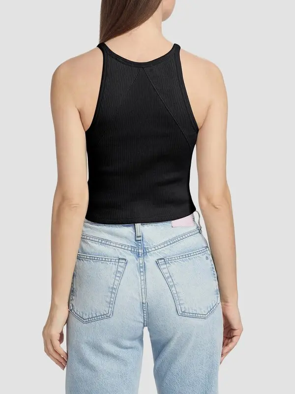 Rag & Bone Cropped Ribbed Tank