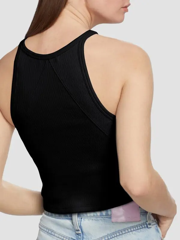 Rag & Bone Cropped Ribbed Tank