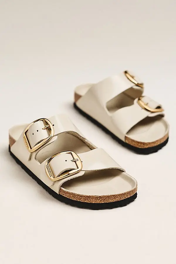 BIRKENSTOCK Arizona Big Buckle Sandals - Oyster