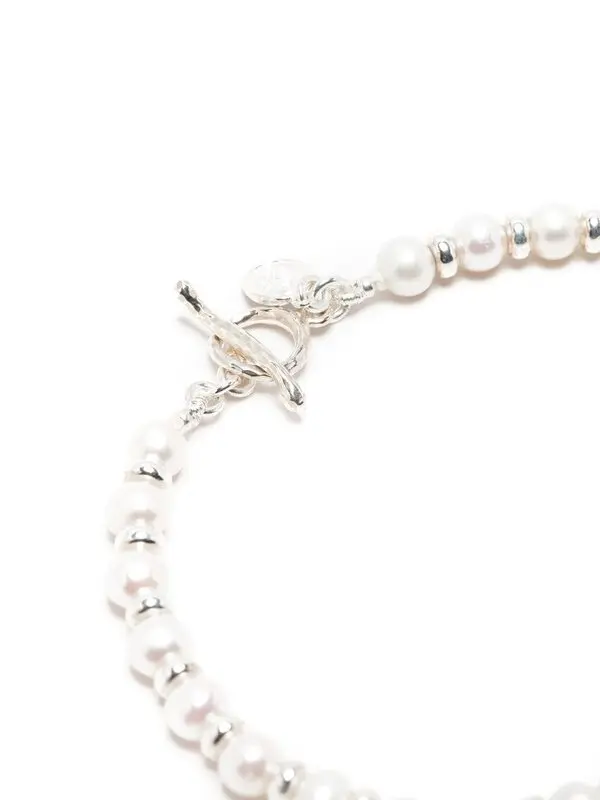 DOWER & HALL Pearl T-clasp Bracelet