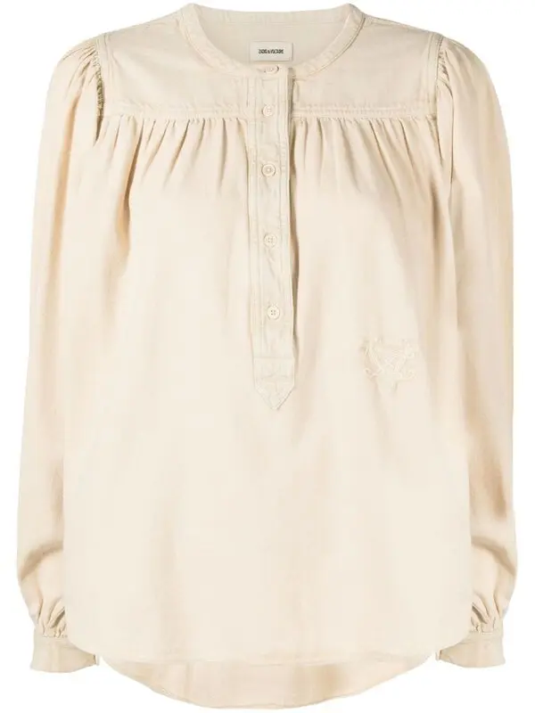 Zadig&Voltaire Tigy Cotton Blouse - Sugar