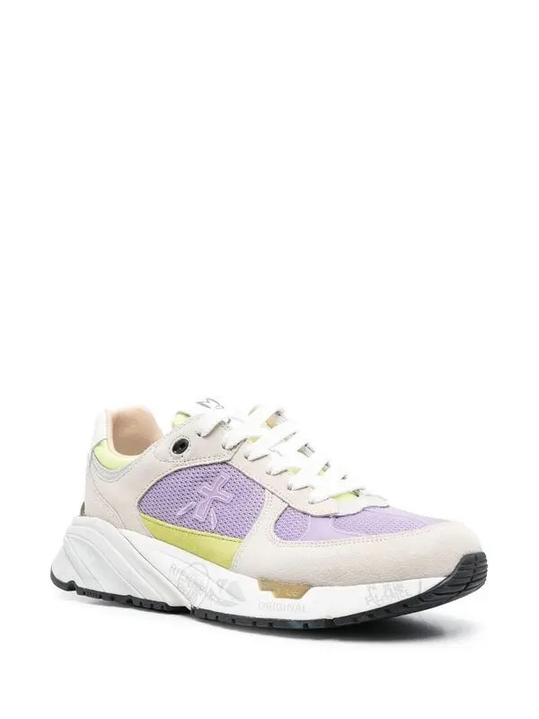 Premiata Colour-block Chunky Sneakers - Purple