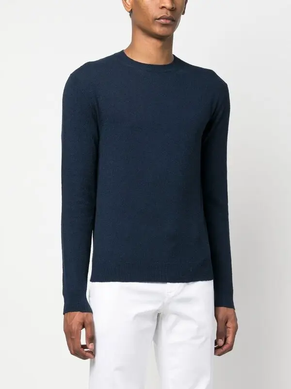 DRUMOHR Long-sleeve Knitted Jumper - Blue