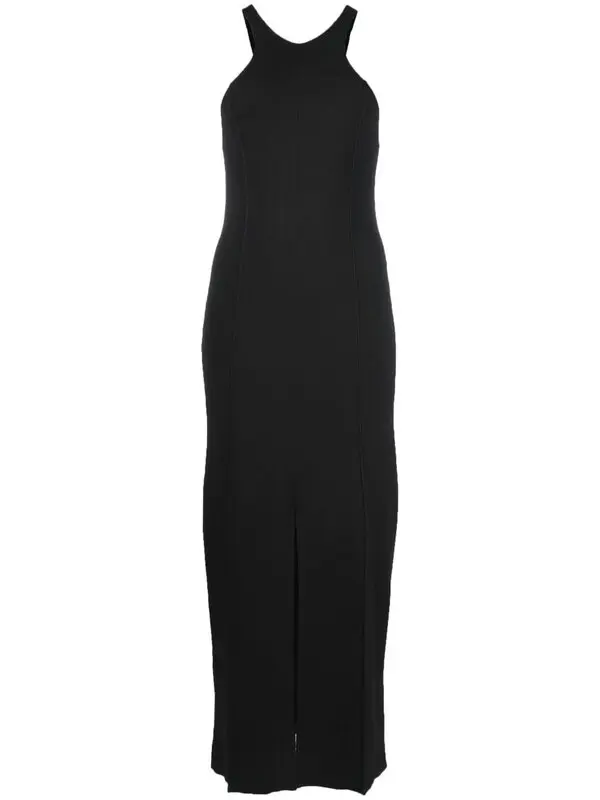Nanushka Sleeveless Fitted Midi Dress - Black