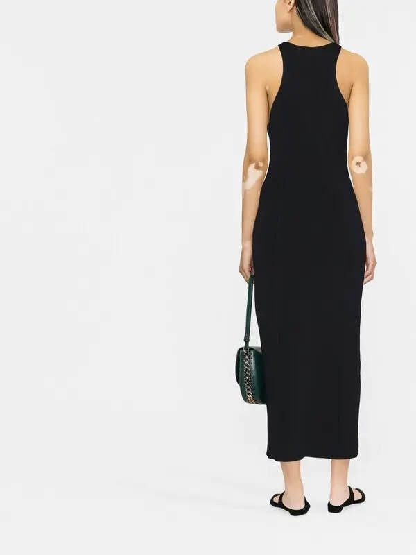 Nanushka Sleeveless Fitted Midi Dress - Black
