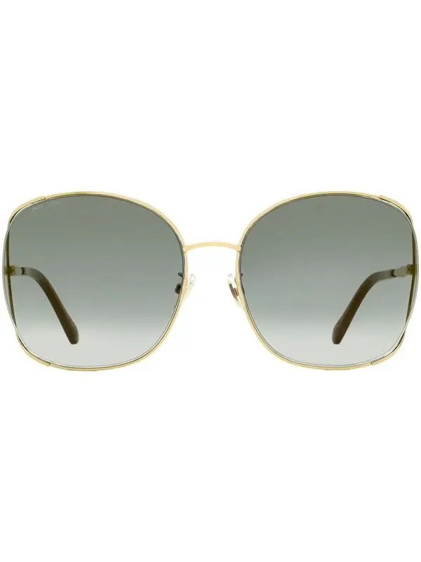 Jimmy Choo Tinka Square Sunglasses In Gold - 31% Off  display picture 1