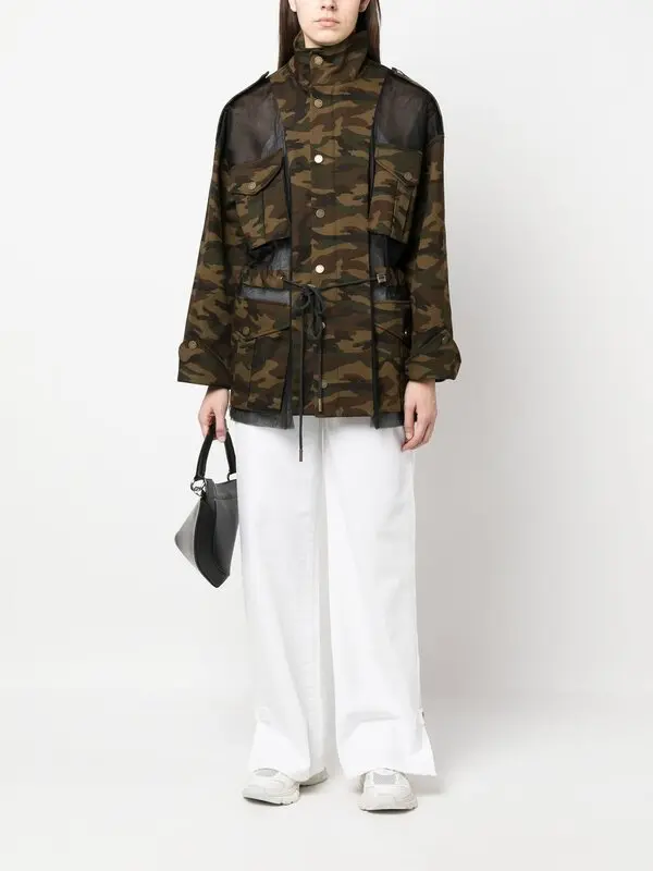 Monse Deconstructed Camouflage Jacket