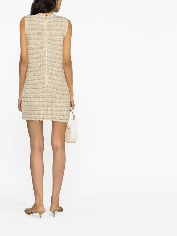 Balmain Tweed Sleeveless Dress