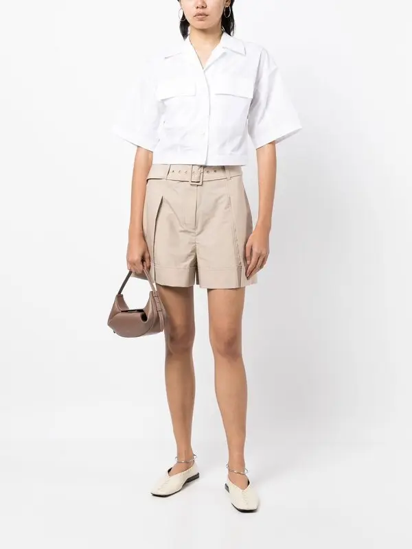 3.1 Phillip Lim Pleated Belted Shorts