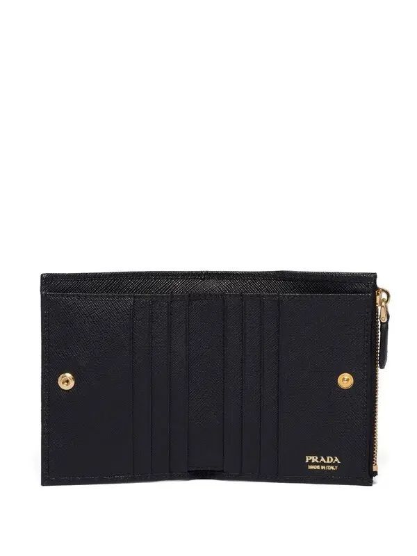 Prada Triangle-logo Saffiano Leather Wallet