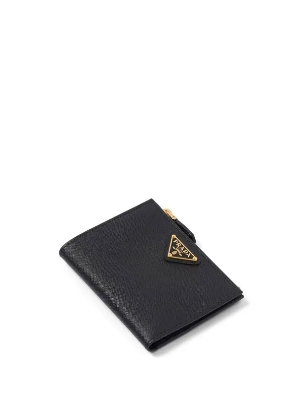 Prada Triangle-logo Saffiano Leather Wallet