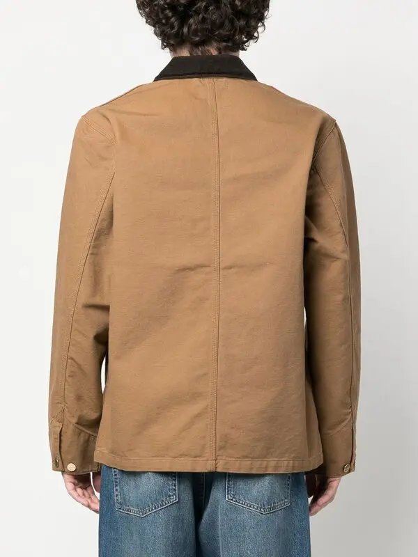 Carhartt Work In Progress Michigan Single-breasted Coat - Brown