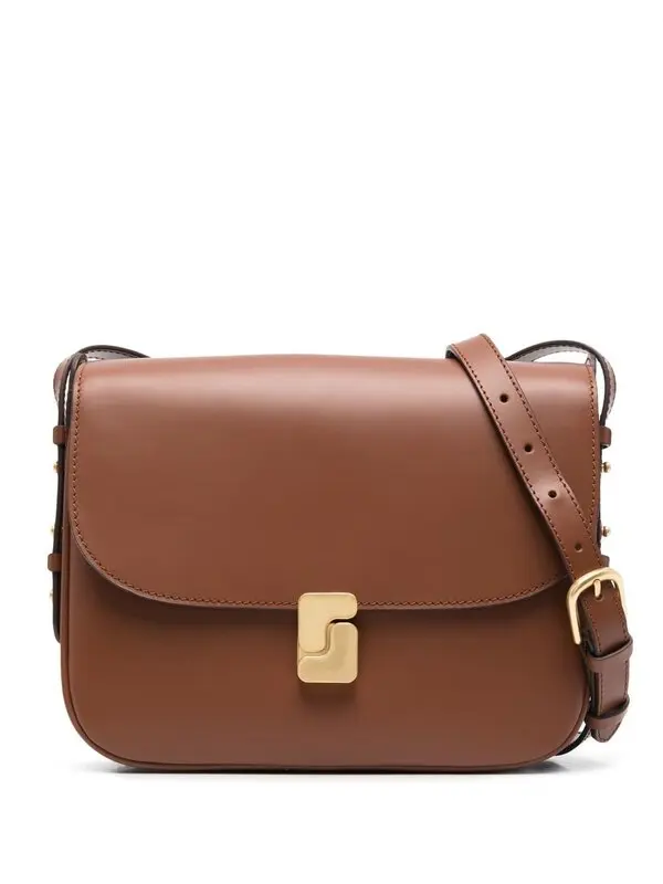 Soeur Leather Shoulder Bag