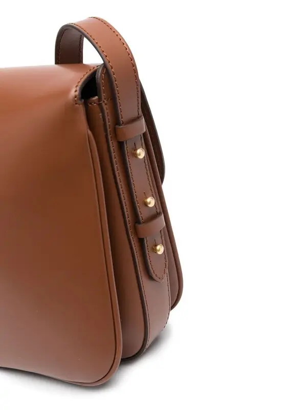 Soeur Leather Shoulder Bag
