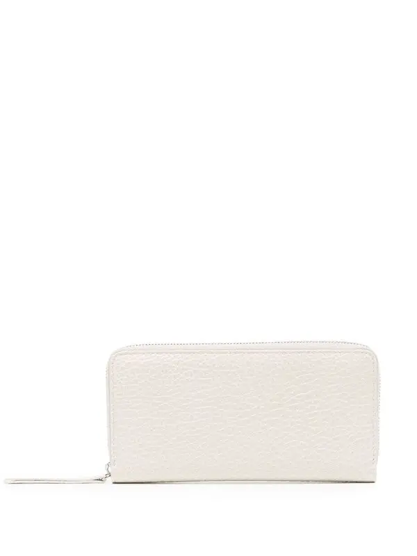 MAISON MARGIELA Four-stitch Zip-around Wallet - White