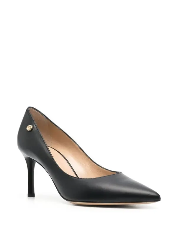 BALDININI Pointed-toe Leather Pumps