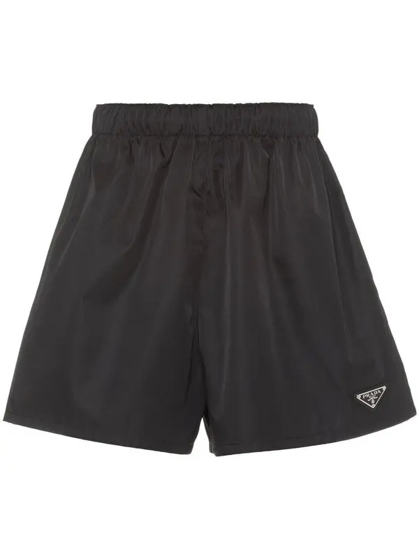 Prada Re-nylon Logo Shorts