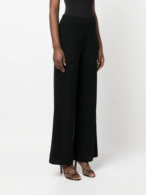 Fabiana Filippi Wide-leg Sequin-embellished Trousers