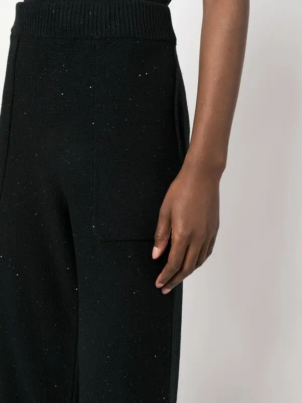 Fabiana Filippi Wide-leg Sequin-embellished Trousers