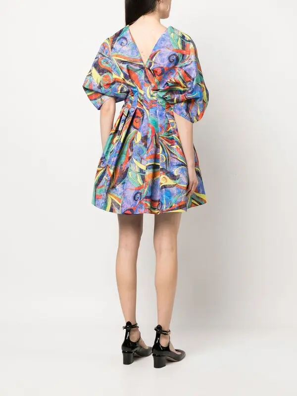 Rochas Pleated Minidress