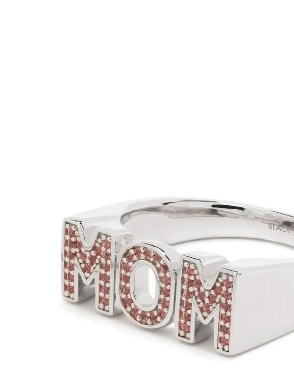 MARIA BLACK Mom Crystal-embellished Ring - Silver
