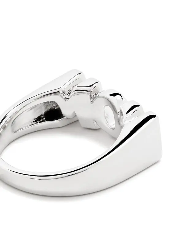 MARIA BLACK Mom Crystal-embellished Ring - Silver