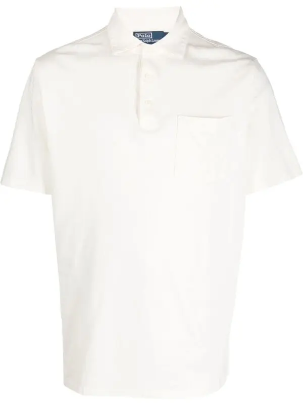 Polo Ralph Lauren Patch-pocket Polo Shirt - Neutrals