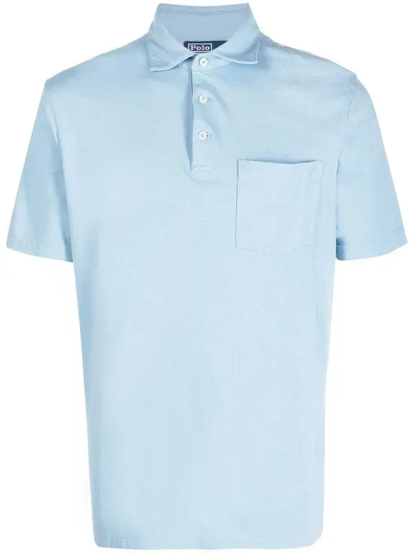 Polo Ralph Lauren Patch-pocket Polo Shirt - Blue