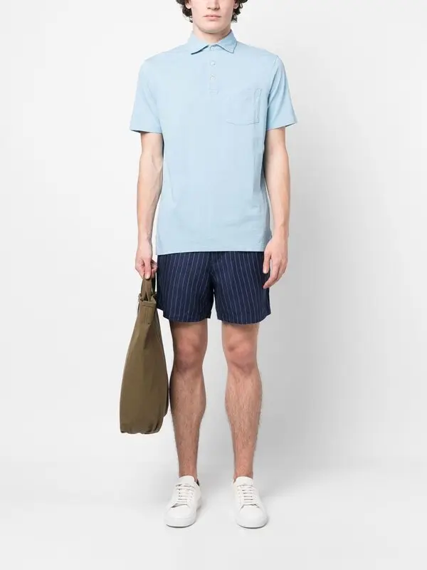 Polo Ralph Lauren Patch-pocket Polo Shirt - Blue