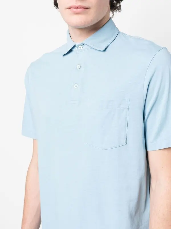 Polo Ralph Lauren Patch-pocket Polo Shirt - Blue