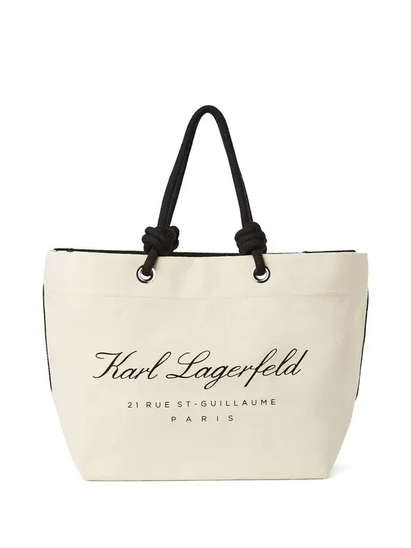 Karl Lagerfeld Hotel Karl Beach Tote Bag