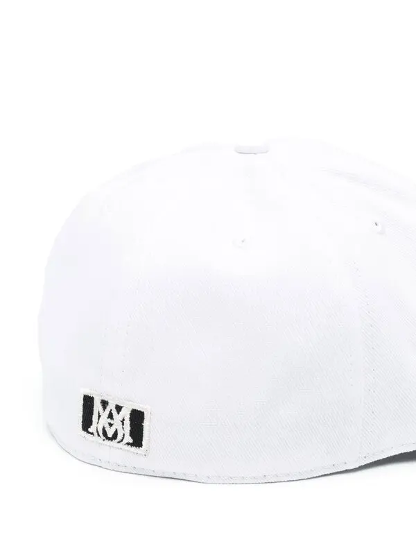Amiri Logo-embroidered Baseball Cap - White