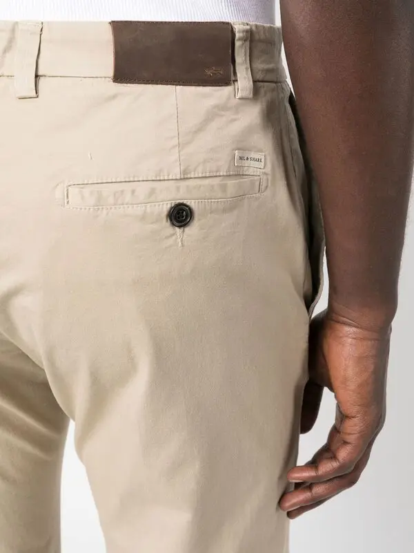 Paul & Shark Keyring-detail Straight-leg Chinos