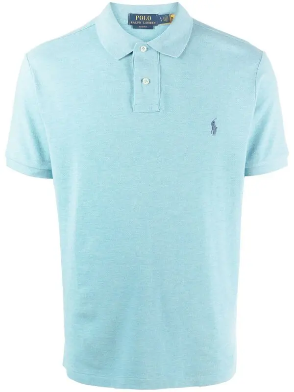 Polo Ralph Lauren Piqué Polo Shirt - Blue