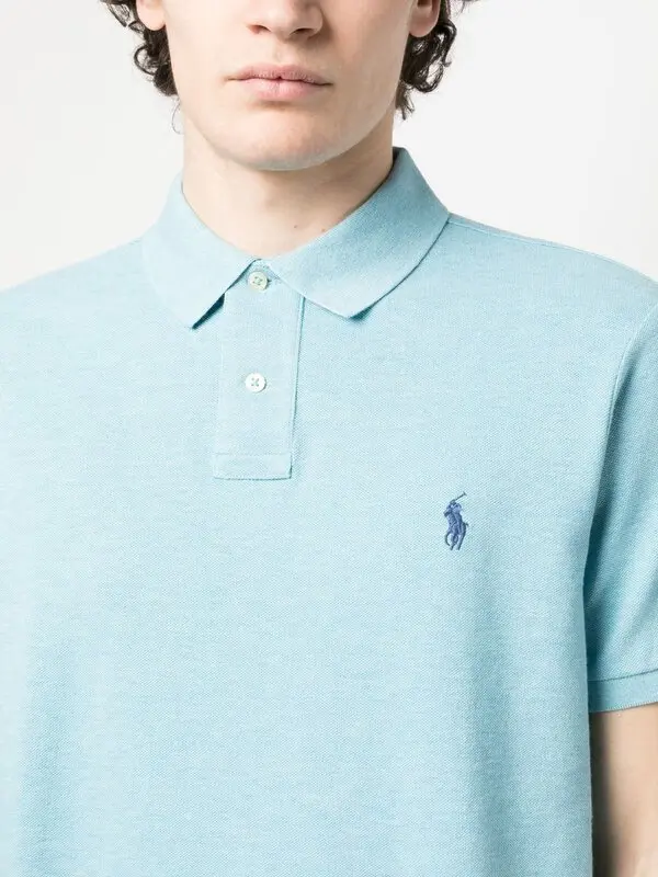 Polo Ralph Lauren Piqué Polo Shirt - Blue