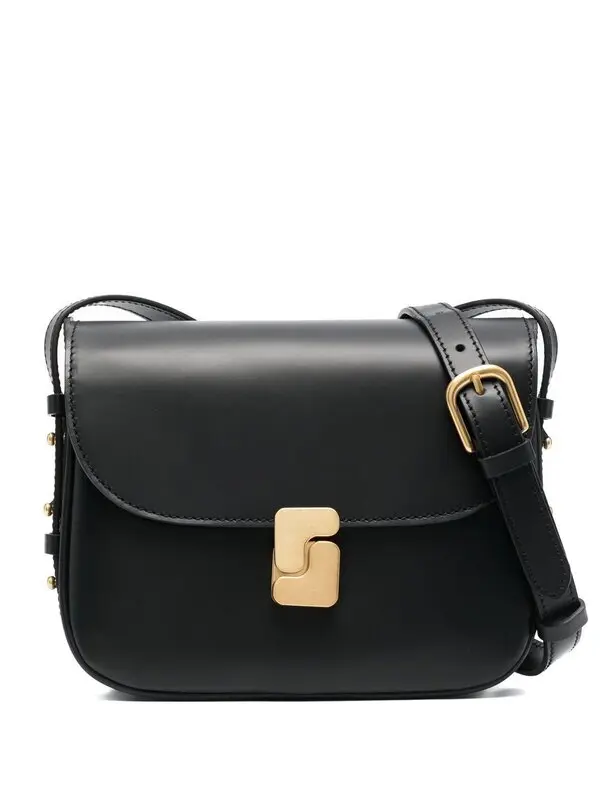 Soeur Leather Shoulder Bag