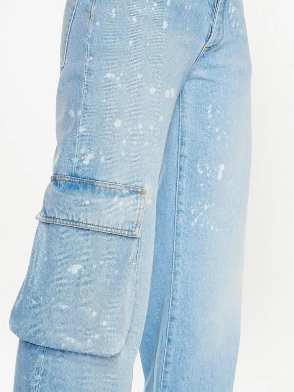 Off-White Toybox Wide-leg Jeans - Blue