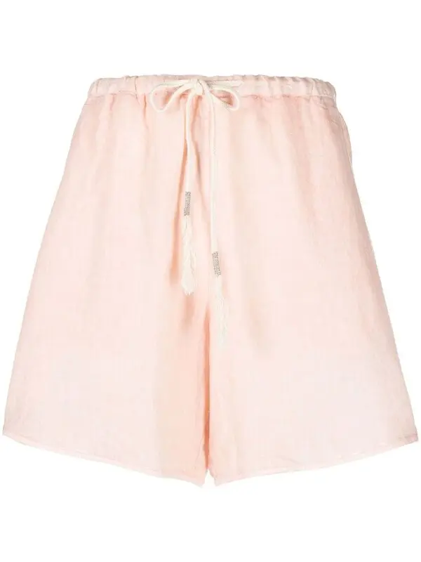 Fabiana Filippi Drawstring Linen Shorts