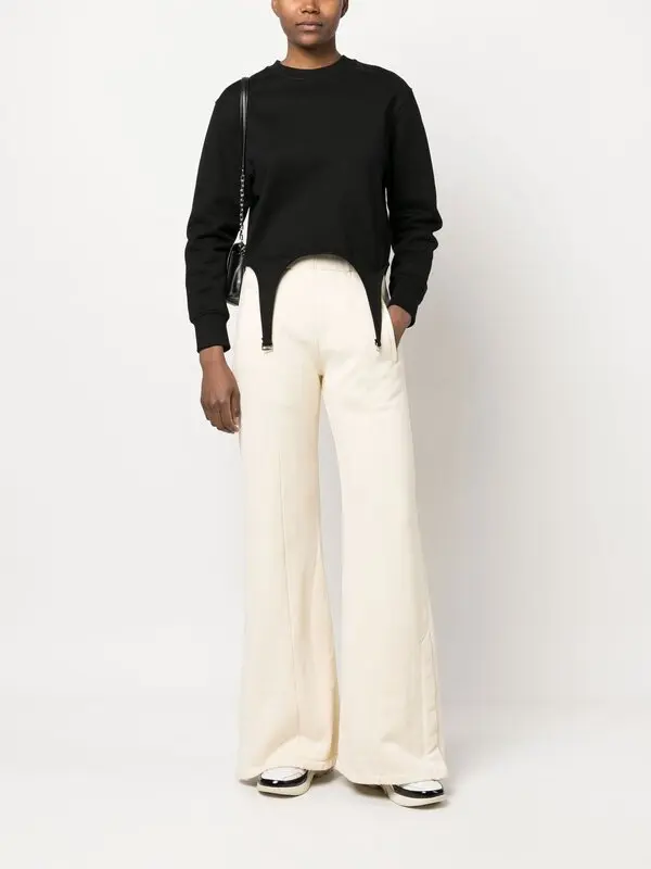 Amiri Flared-leg Jersey Trousers