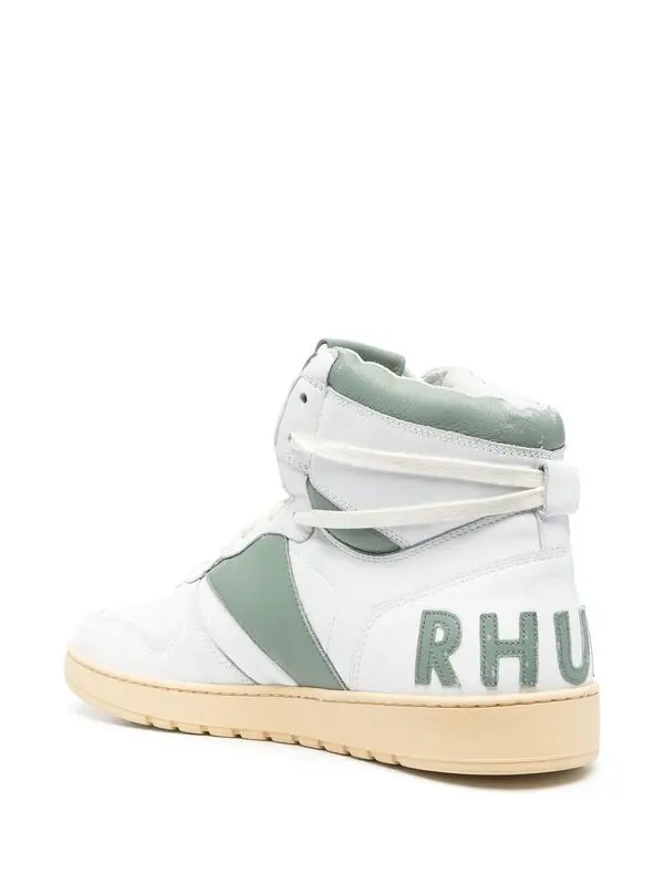 Rhude Rhecess-hi Leather Sneakers