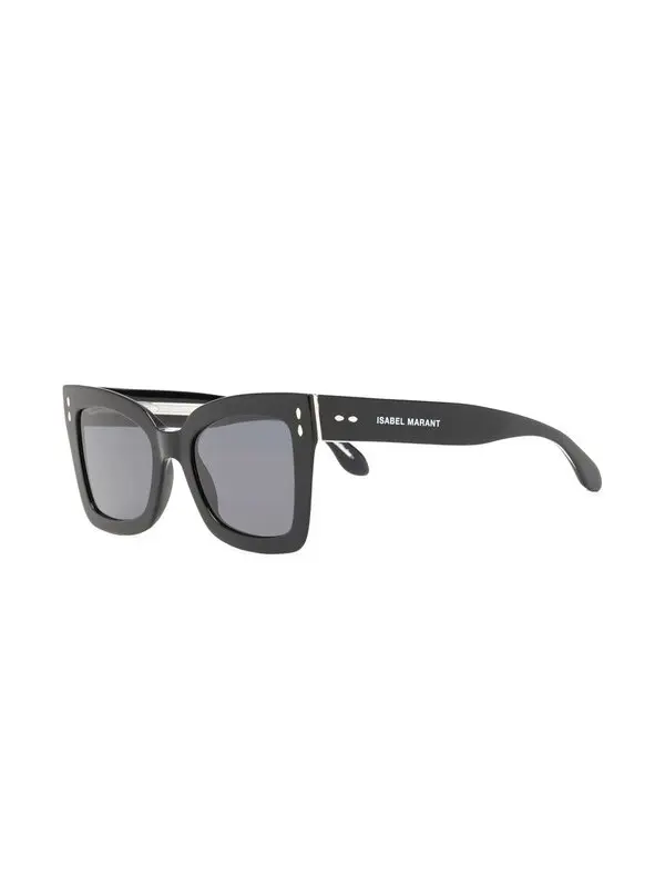 Isabel Marant Square Frame Sunglasses - Black