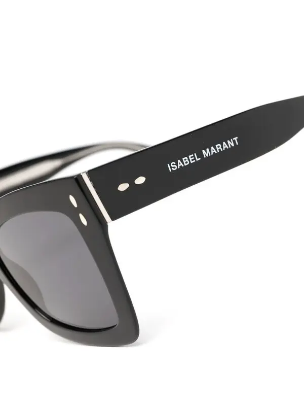 Isabel Marant Square Frame Sunglasses - Black