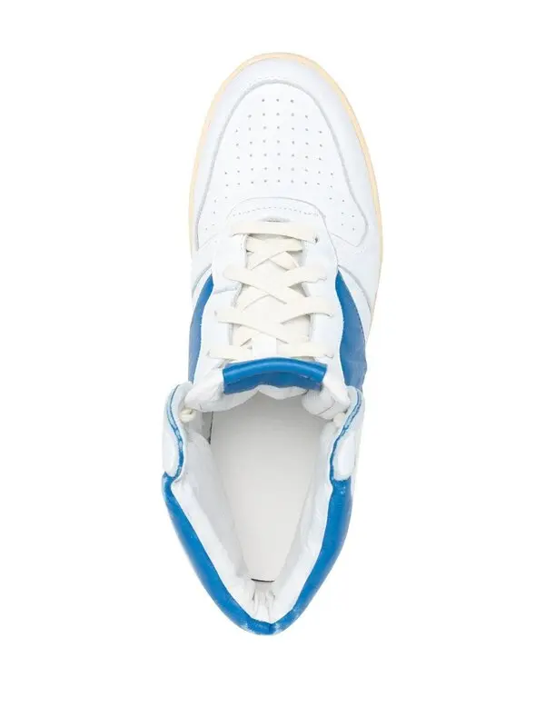 Rhude Rhecess-hi Leather Sneakers - White